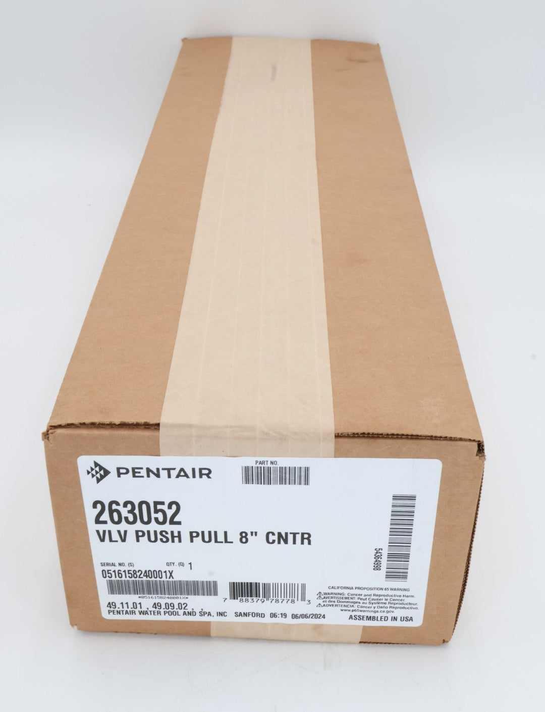 Pentair 8" System 2 Modular D.E. Push Pull Valve 263052