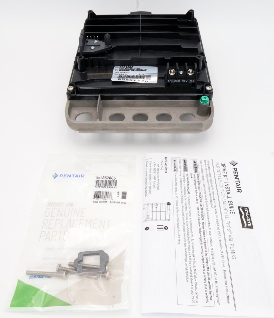 Pentair IntelliFlo3 Drive Kit w/ Hardware 356163Z