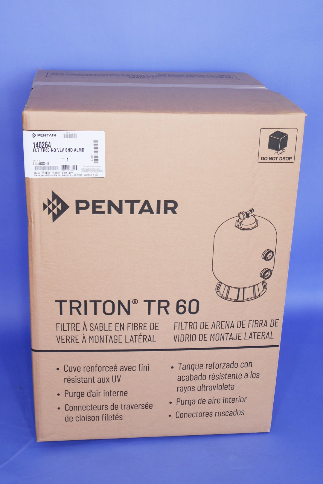 Pentair Triton II Side Mount Filter (No Valve) TR60 140264