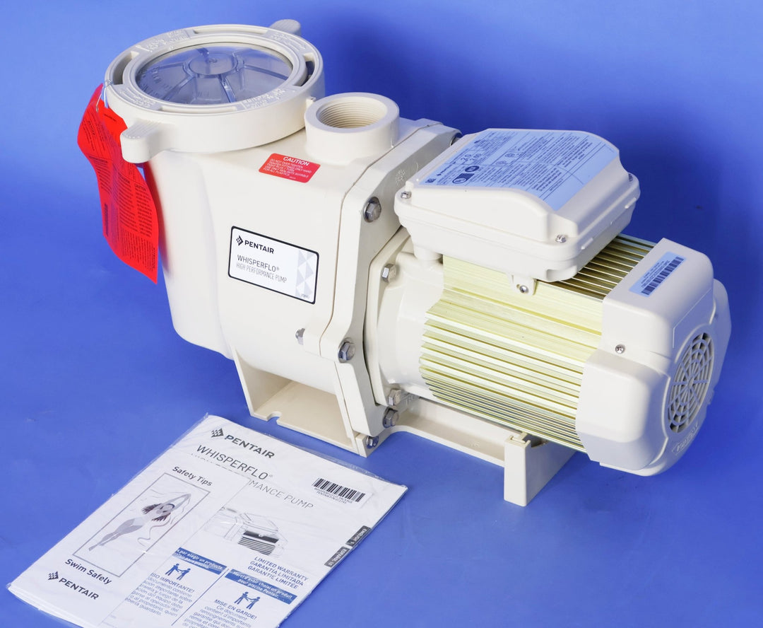 Pentair WhisperFlo 1-Speed High-Performance Pump with TEFC Motor 2 HP ...