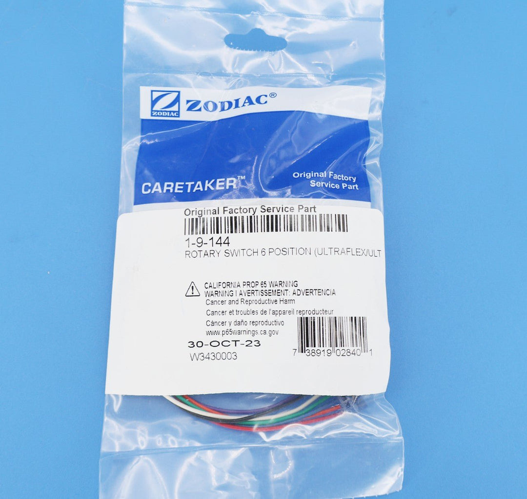 Caretaker (Jandy In-Floor) Ultraflex/Ultraflex 2 Rotary Switch, 6 Posi
