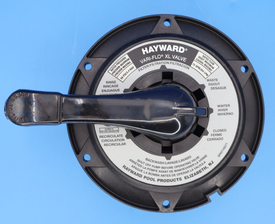 Hayward Vari-FloXL Backwash Valve Handle, Key, and Cover Assembly SPX0