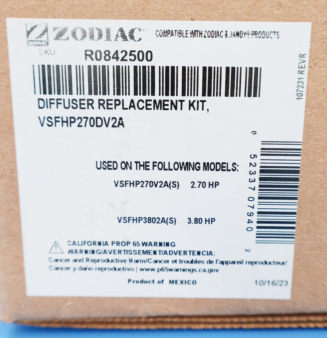 Jandy VS FloPro 2.7HP Diffuser for VSFHP270DV2A R0842500