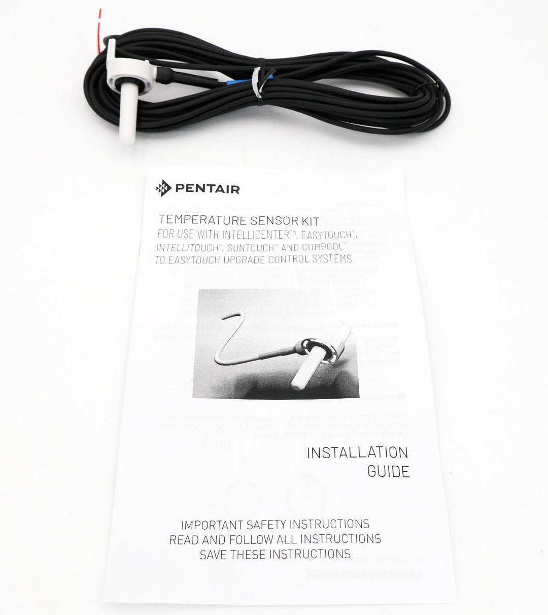 Pentair 20' Temp Sensor 10K Ohm Thermistor 520272