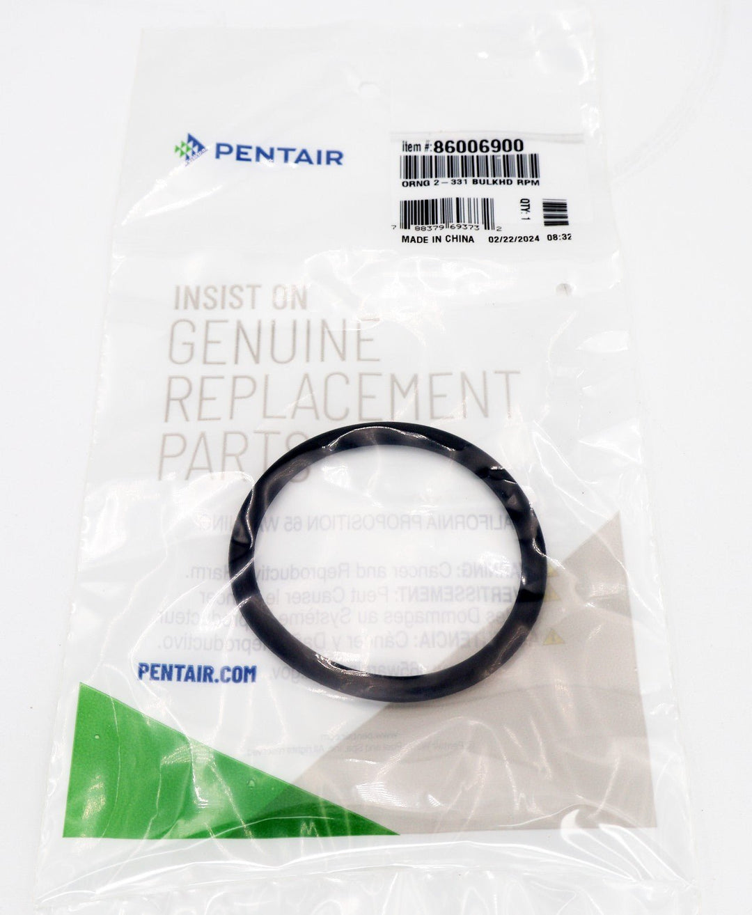 Pentair Clean & Clear Plus Bulkhead O-Rings 86006900Z