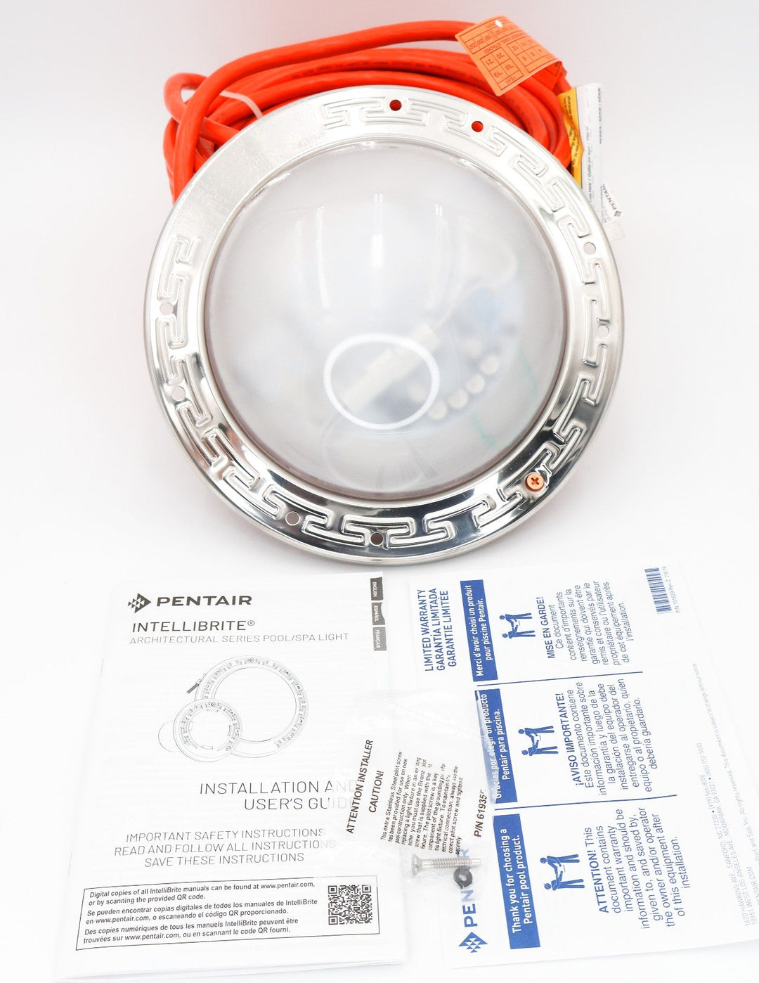 Pentair Intellibrite Architectural Series LED Warm White Pool Light 10