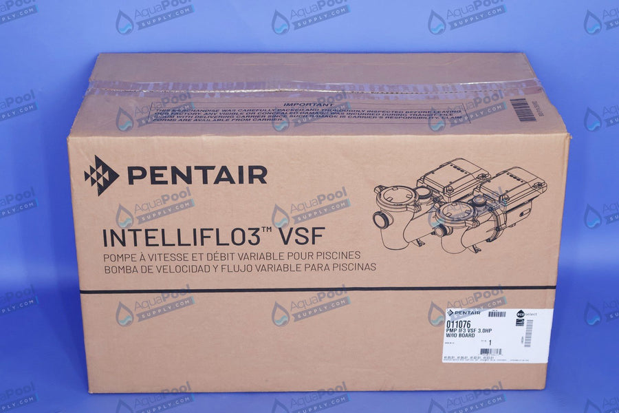 Pentair IntelliFlo3™ 3HP VSF Pool Pump With I/O Relay Board 011076