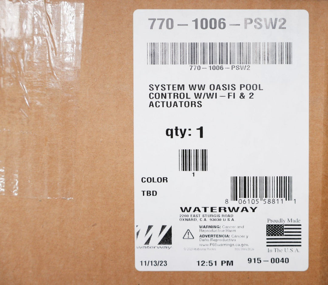 Waterway Oasis Standard Pool & Spa Automation w/ Wi-Fi 770-1006-PSW2